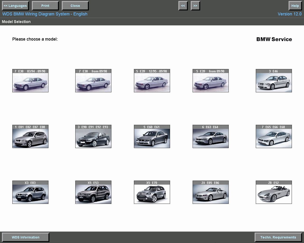 BMW WDS - BMW Wiring Diagram System 12.3, Информационная база по ...