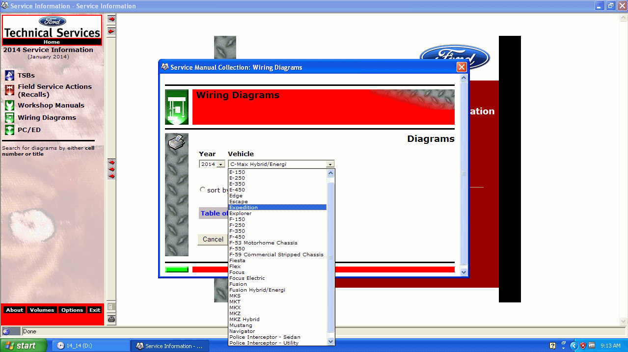 Ford Usa Technical Services 2014, описание технологии ремонта ...