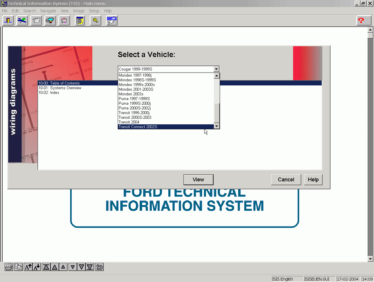 Ford TIS Europe 1990-2004 (Car + Truck), описание технологии ремонта и ...